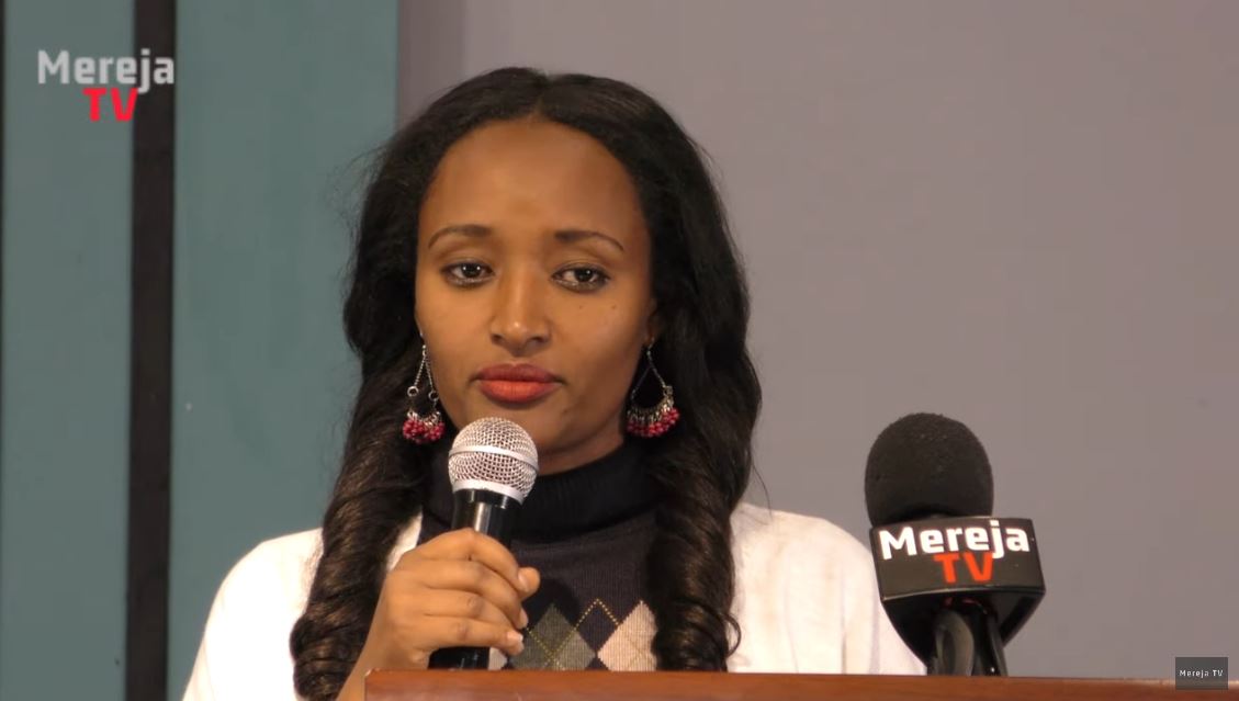 Meskerem Abera at Kebede Mikael Literature Night