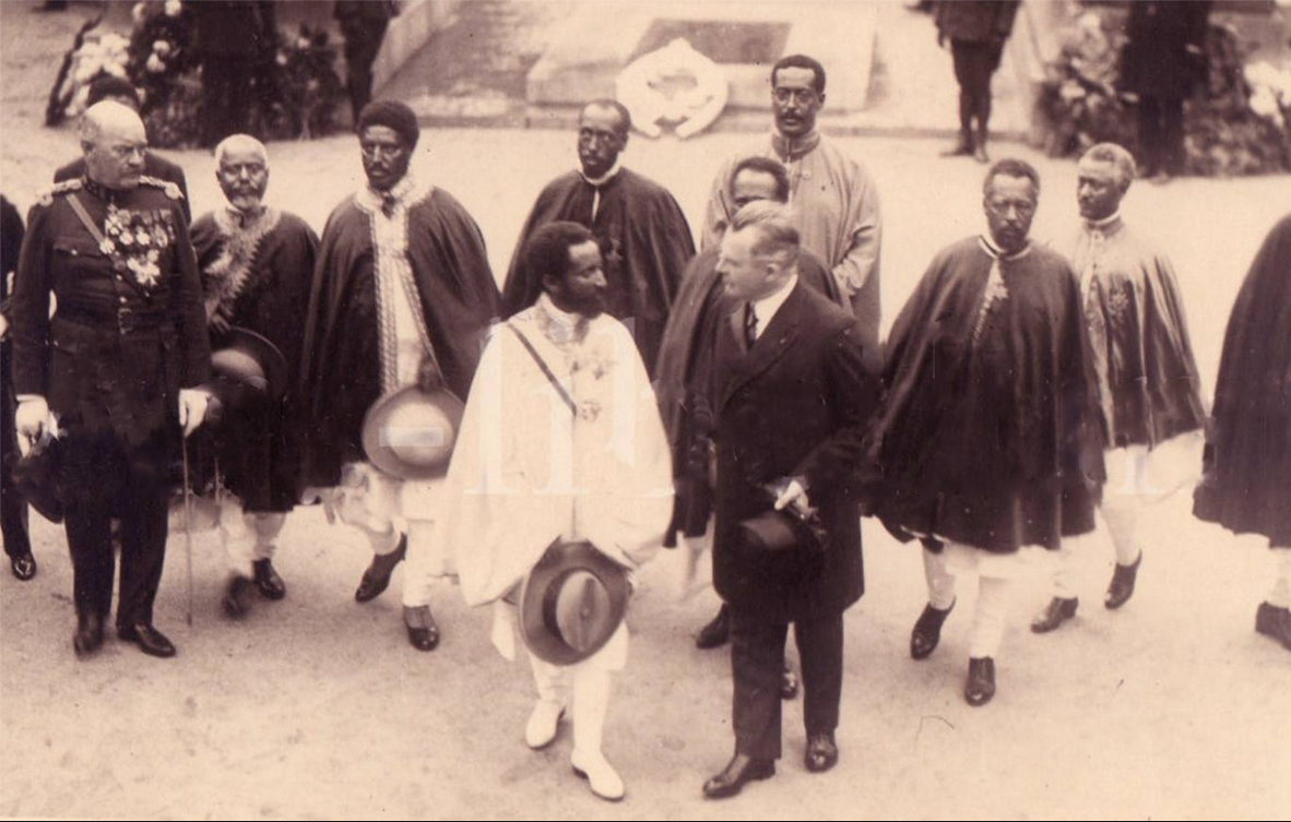 Ras Teferi Mekonnen, the future Emperor Haileselassie I, visits ...