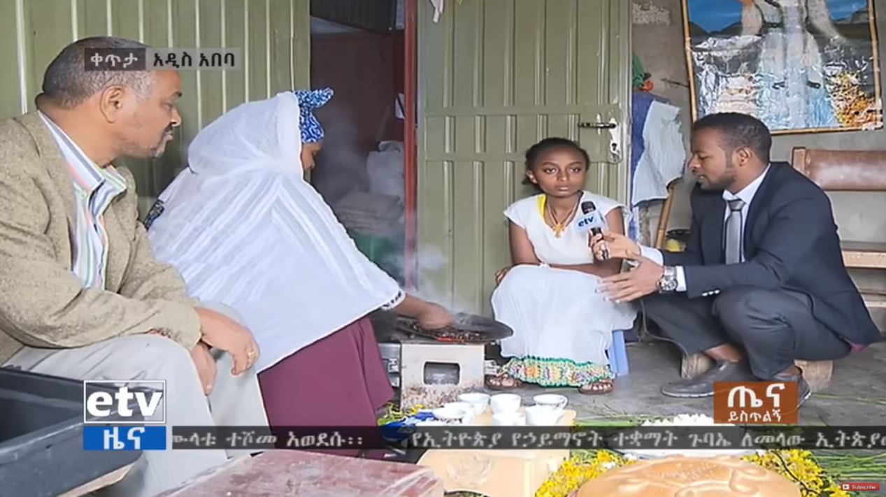 Yabsera Mare celebrating the new year